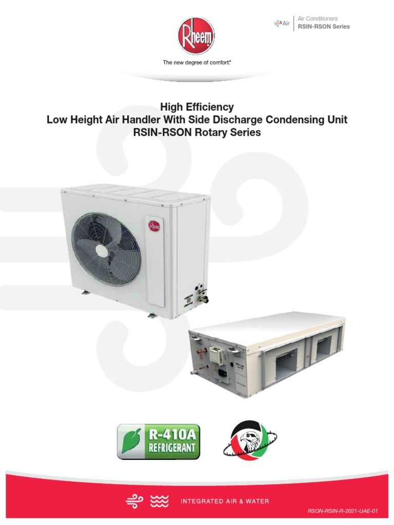 Rson Rsin R 2021 Uae 01 | PDF | Duct (Flow) | Electric Motor