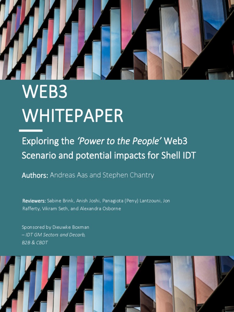 Web3 & Potential Implications For Shell Whitepaper | PDF