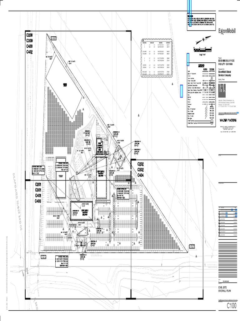 C100 CIVIL SITE OVERALL PLAN Rev.9 | PDF