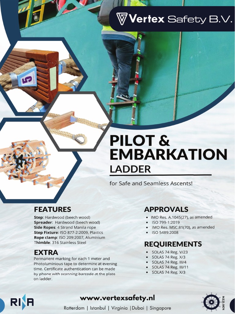 Vertex Pilot & Embarkation Ladders | PDF