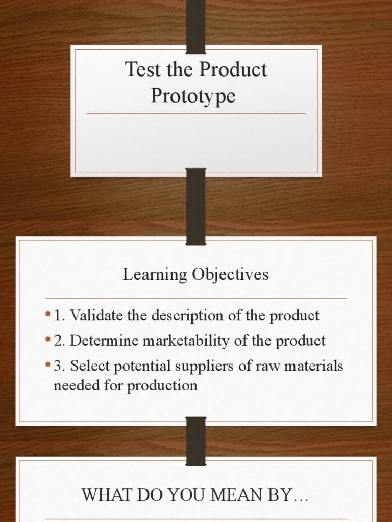 Evaluating Prototype Market Value | PDF | Product (Business) | Marketing