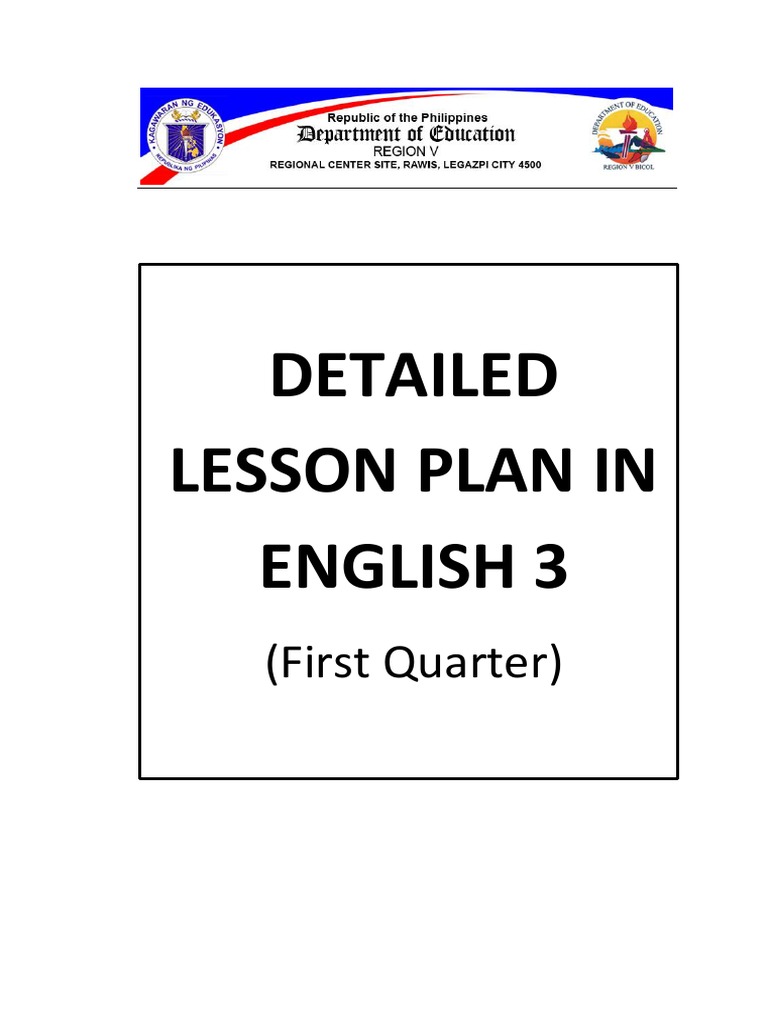 DLP English 3 | PDF | Reading Comprehension | Learning