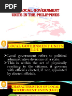 Local Government Unit Structure and Function | PDF | Government ...