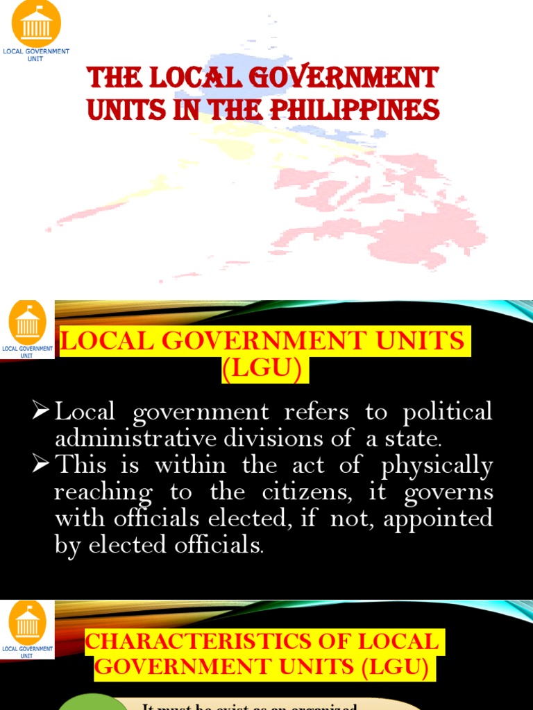 The Local Government Code of The Philippines | PDF | Government ...