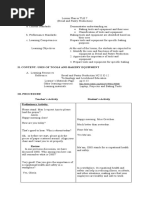 Detailed Lesson Plan in Tools and Equipment in Dessert Making | PDF ...