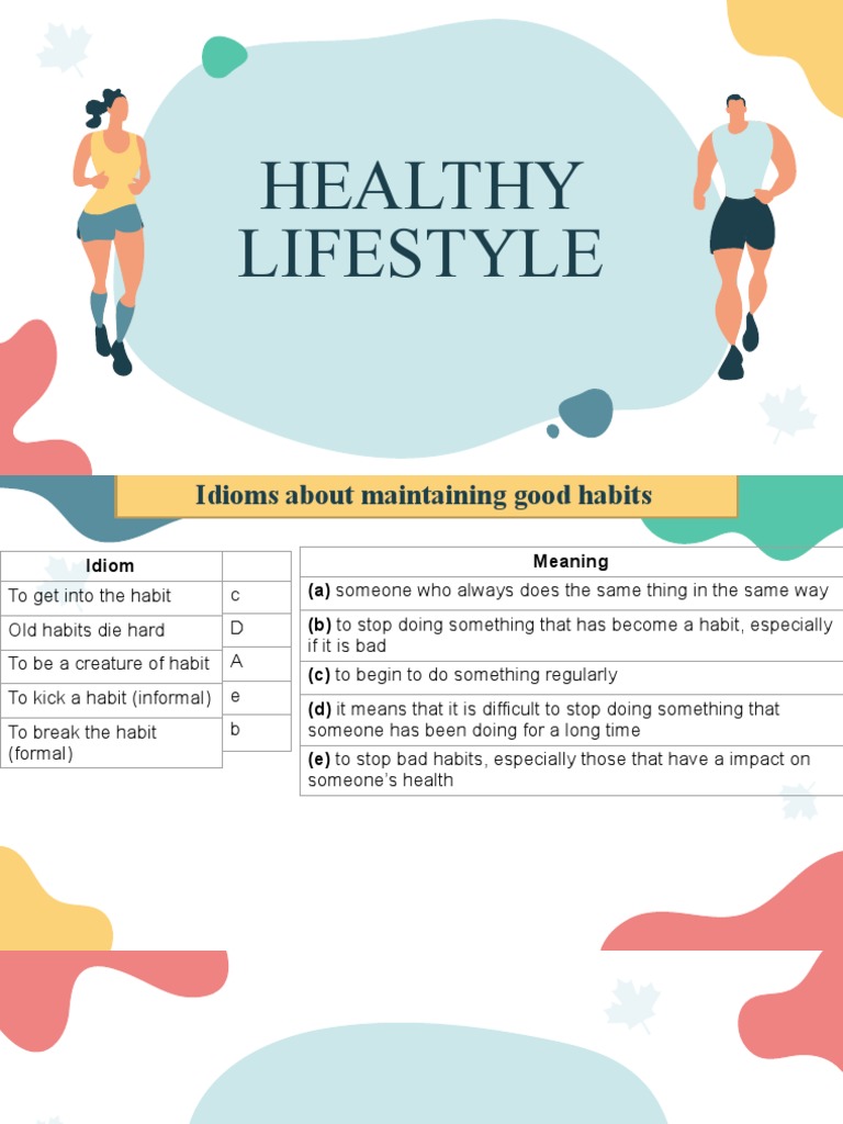 Lesson 6 Healthy Lifestyle | PDF