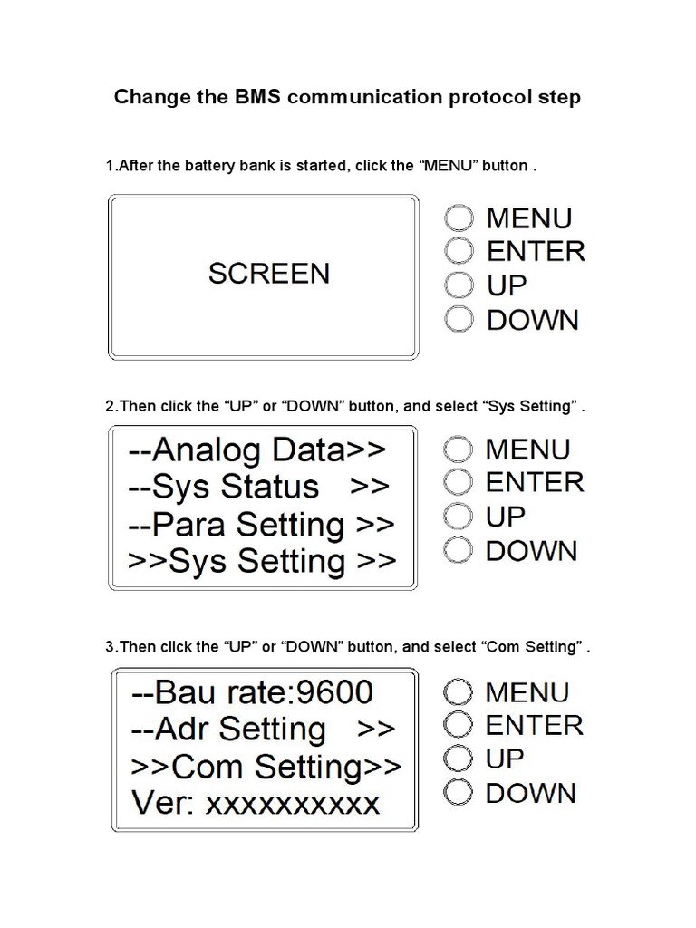 Step3 File of How To Change The BMS Communication Protocol | PDF
