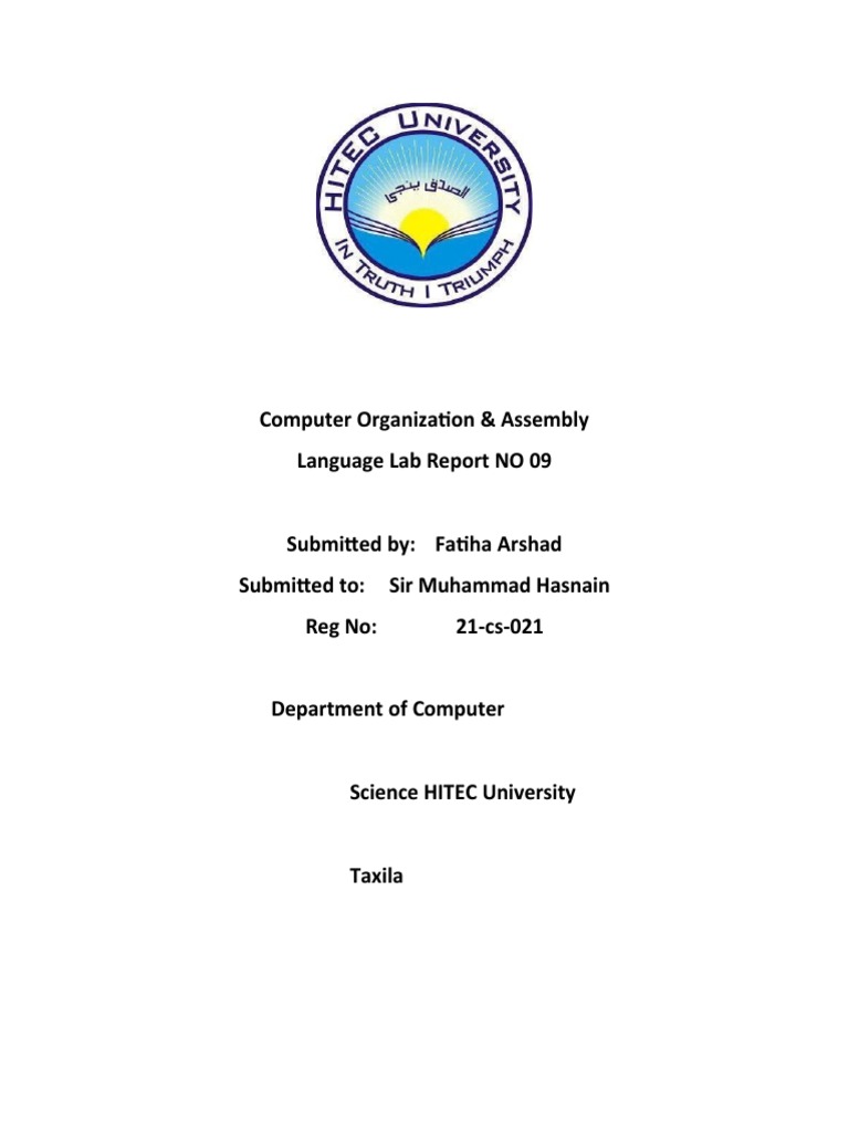 Coal Lab Report 9 | PDF