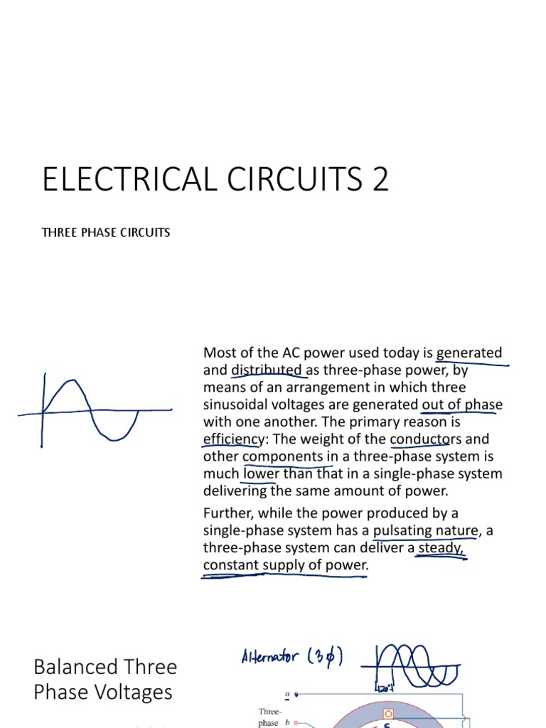 Lesson 5 Three Phase System | PDF
