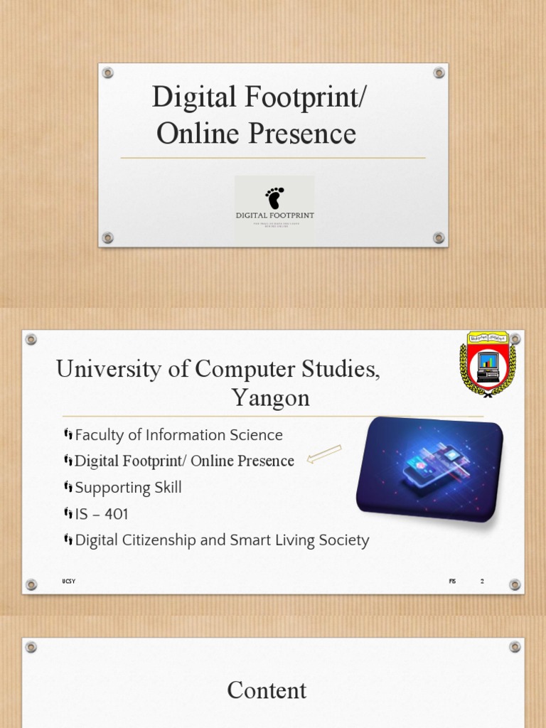 Digital Footprint | PDF | Popular Culture & Media Studies | Social Media