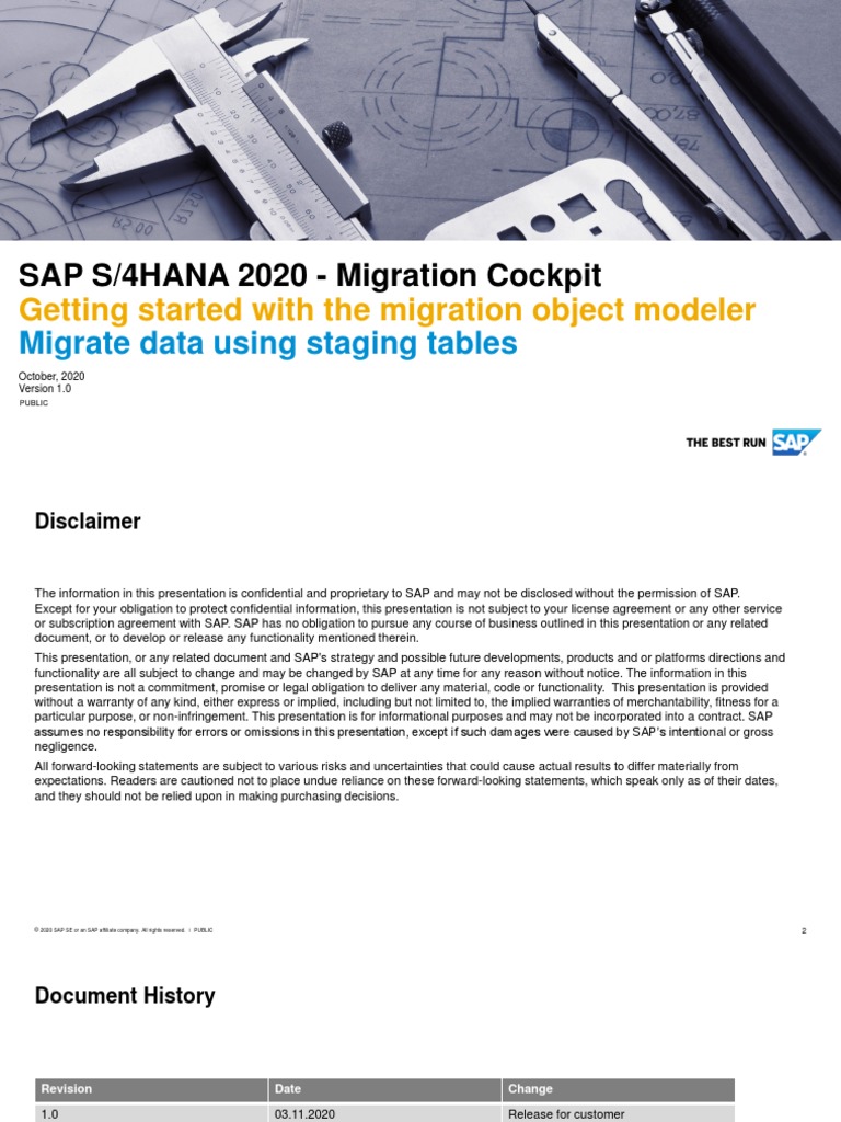 SAP S - 4HANA Migration Cockpit - Deep Dive LTMOM For File - Staging | PDF | Object (Computer ...