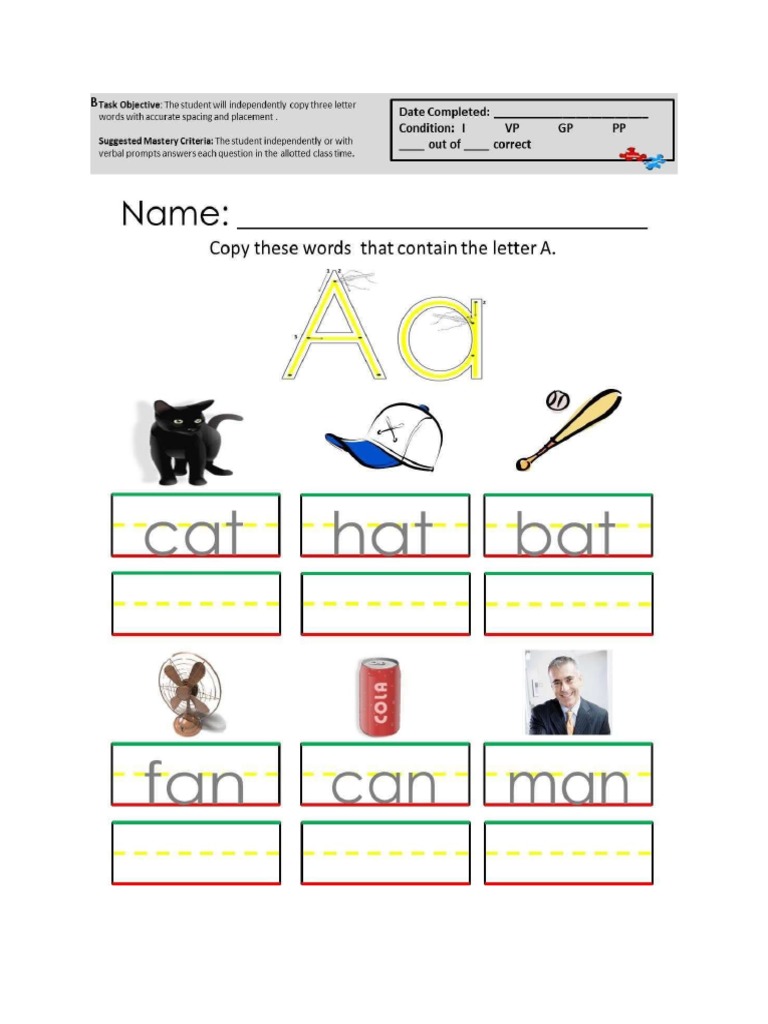 Autism Worksheets | PDF