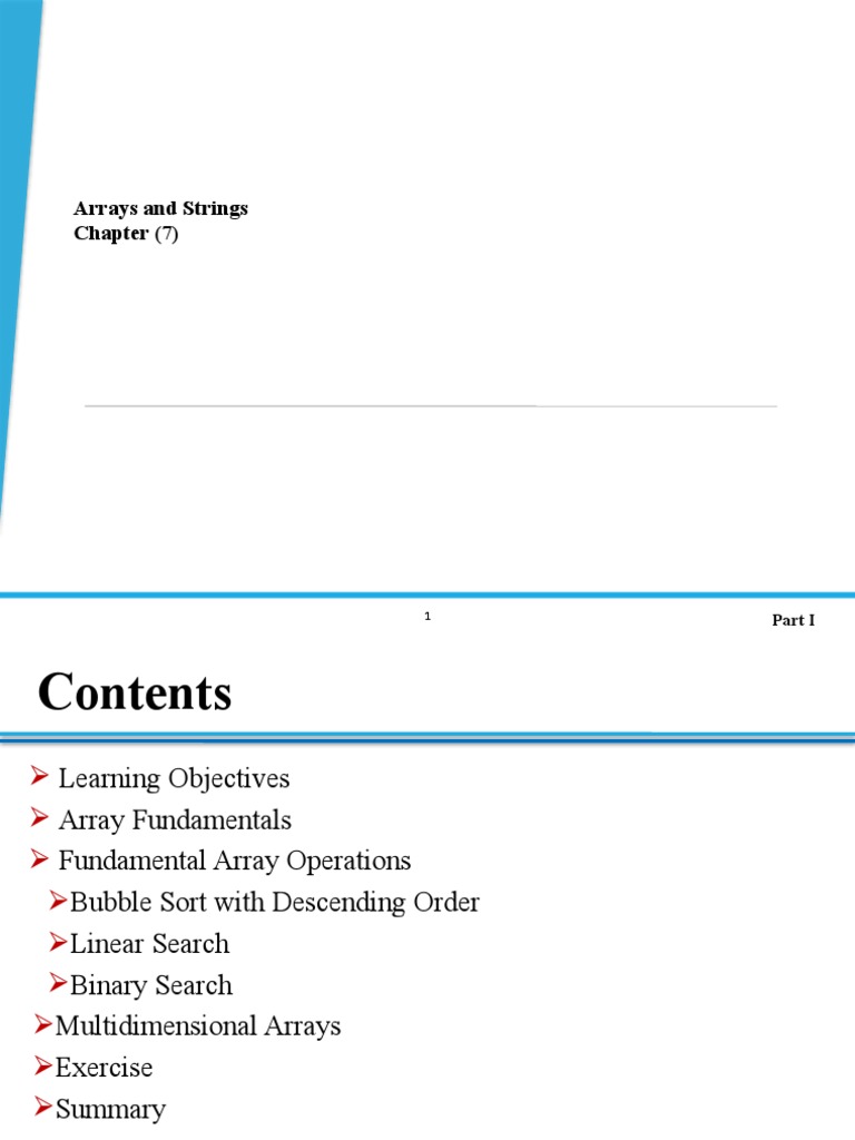 Chapter 7 Part - 1 | Download Free PDF | Data Type | C++