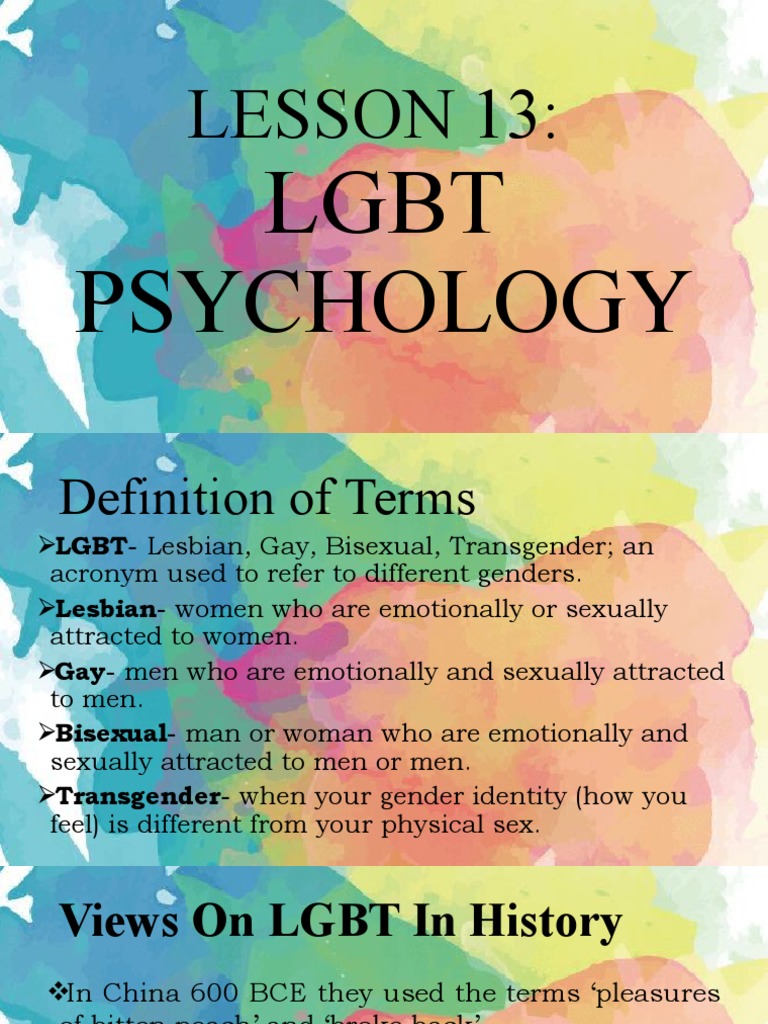 Lesson 13 | PDF | Gender | Gender Studies Lesson 13 | PDF | Gender | Gender Studies