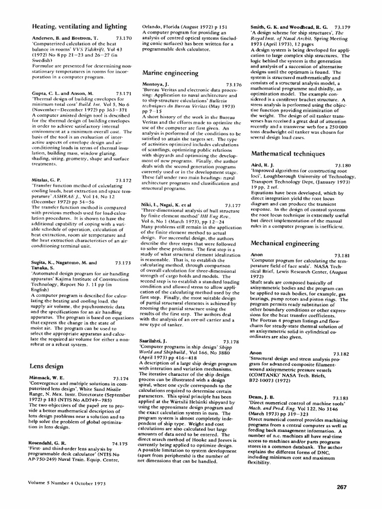Transfer Function Method Of Calculating Cooling Loads Heat Extra 1973 Pdf Finite Element