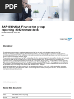 Group Reporting in SAP S4HANA | PDF | Financial Statement | Analytics