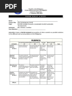 Tri-Fold Brochure Rubric | PDF | Graphics
