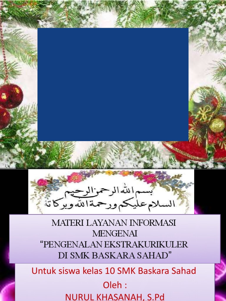 Pengenalan Ekstrakurikuler di SMK | PDF | Karier & Perkembangan | Sains ...