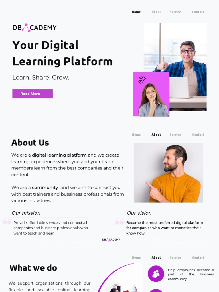 DB Academy Business Presentation | PDF | Educational Technology | Consultant