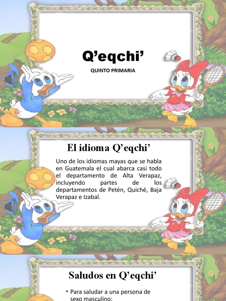 Contenido Q'eqchi' | PDF