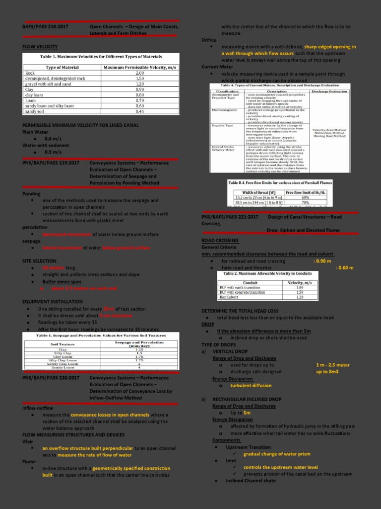 2 - Paes Part 2 Summary | PDF | Hydrology | Mechanical Engineering