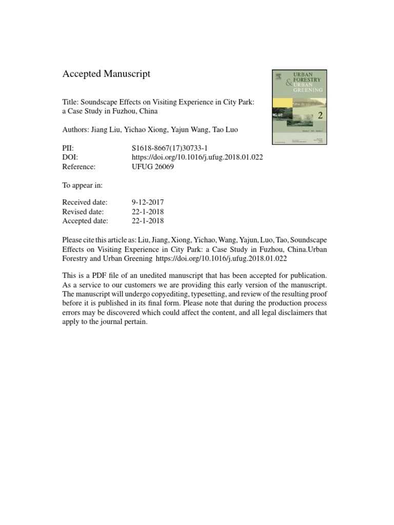 Liu 2018 | PDF | Psychology | Psychological Concepts