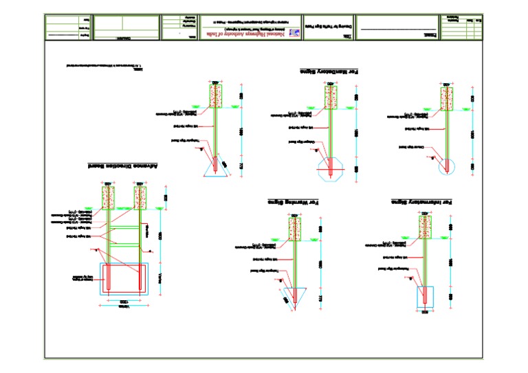 Design For Traffic Sign Post-Model | PDF