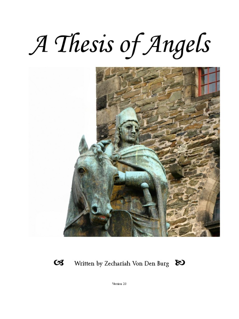 A Thesis of Angels | PDF | God | Angel