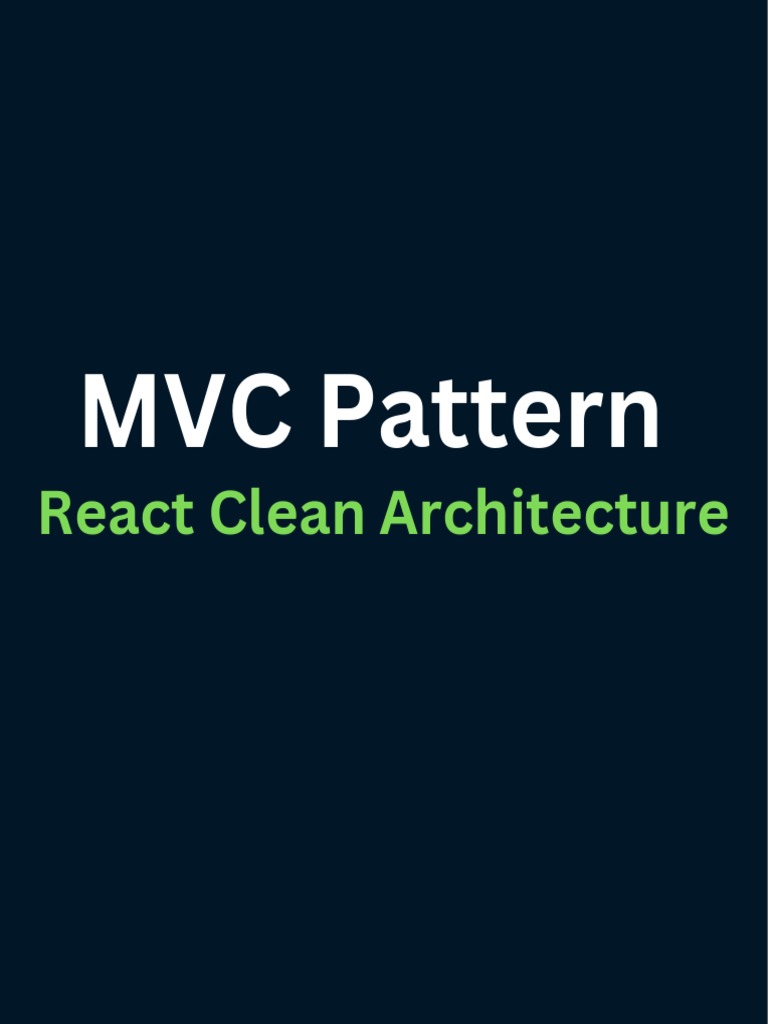 MVC Clean Architecture | PDF