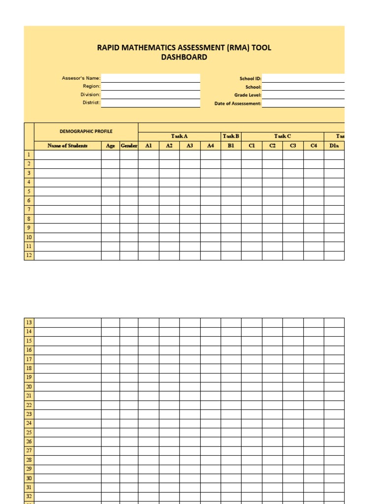 RMA Tools - Grade 2 | PDF | Elementary Mathematics | Arithmetic