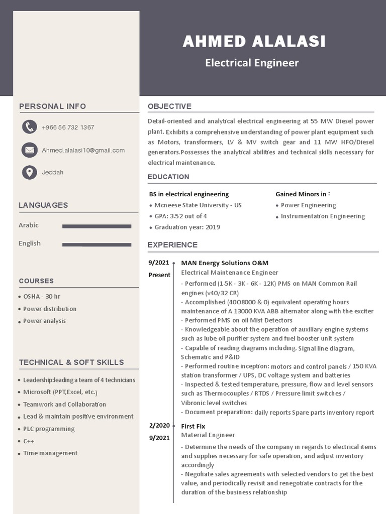 Ahmed Alalasi - Edit1 | PDF | Manufactured Goods | Electrical Engineering
