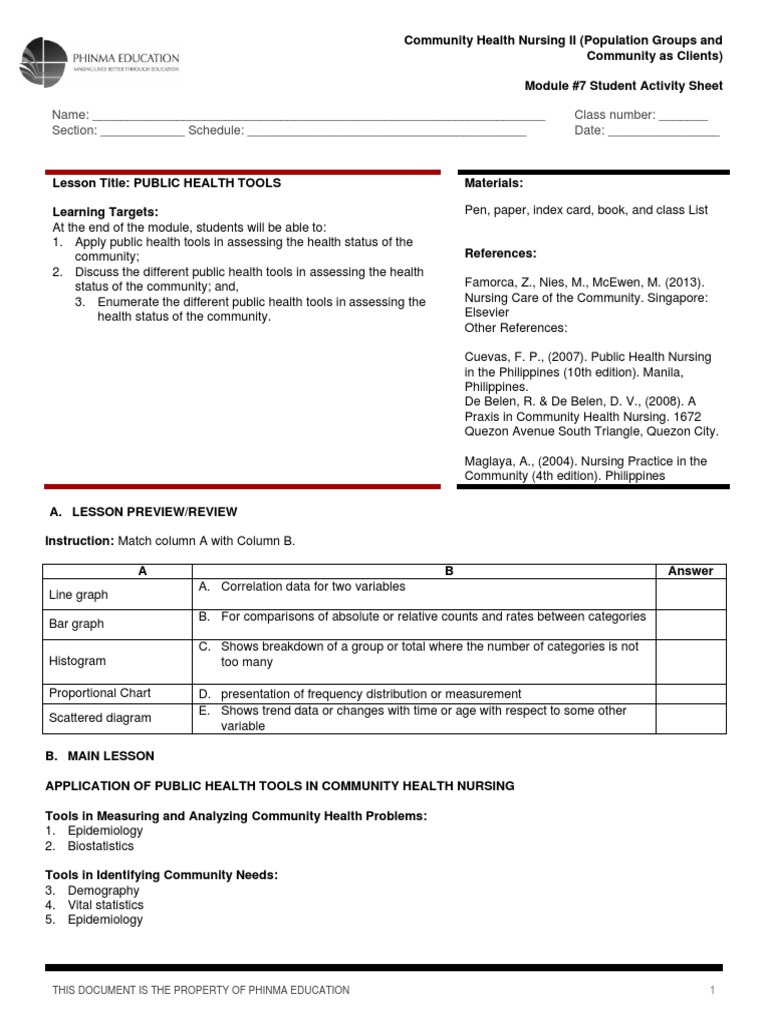 CHN 2 Session 7 SAS | PDF | Preventive Healthcare | Epidemiology