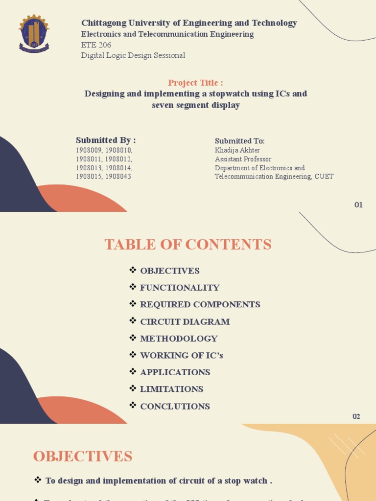 Project Stop Watch Pdf Electronic Circuits Digital Electronics