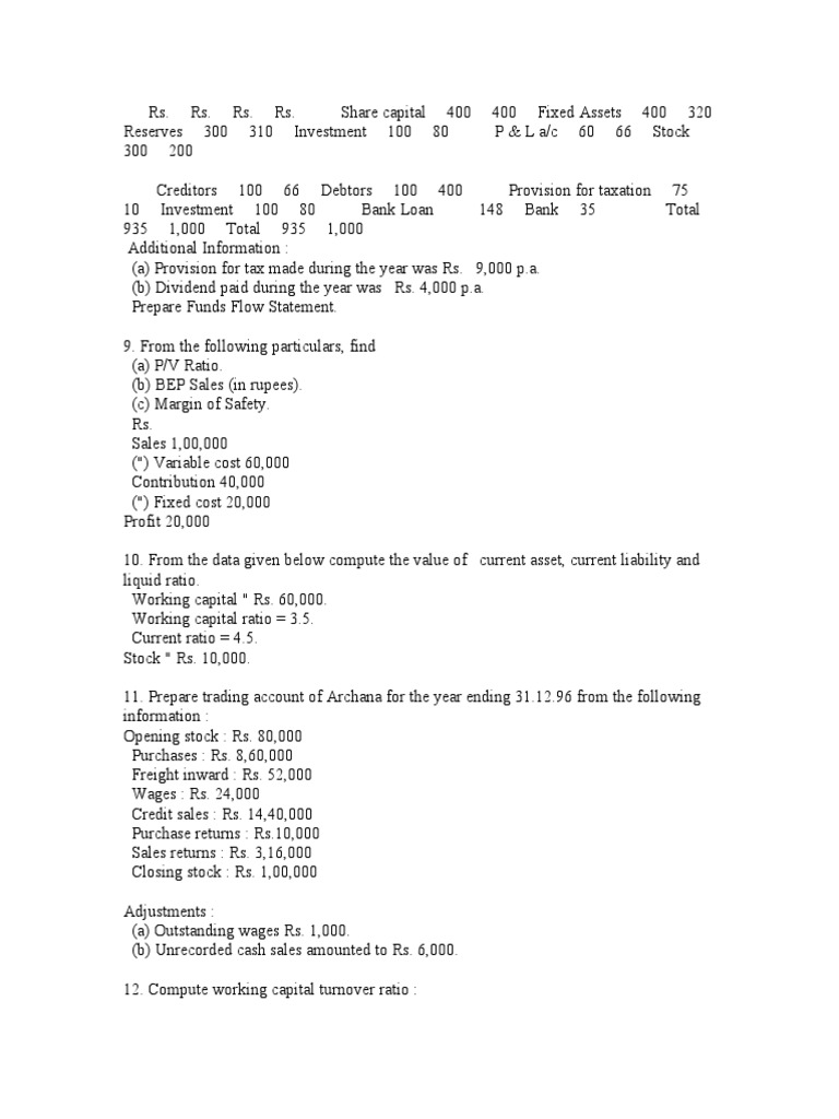 JAO Financial Analysis and Statements | PDF