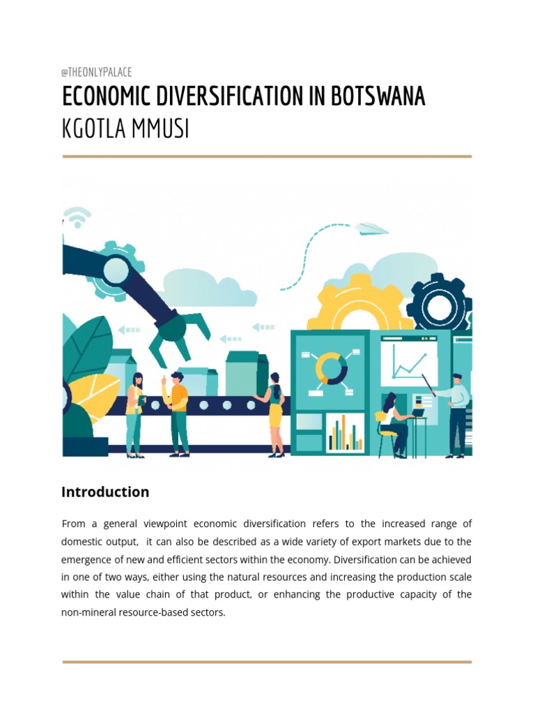 Botswana's Economic Diversification Strategies | PDF | Exports ...