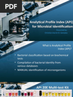 API 20E Test System | PDF | Biochemistry | Chemistry