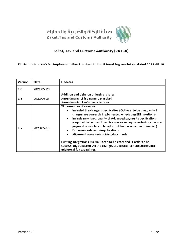 ZATCA - Electronic - Invoice - XML - Implementation - Standard - VF ...
