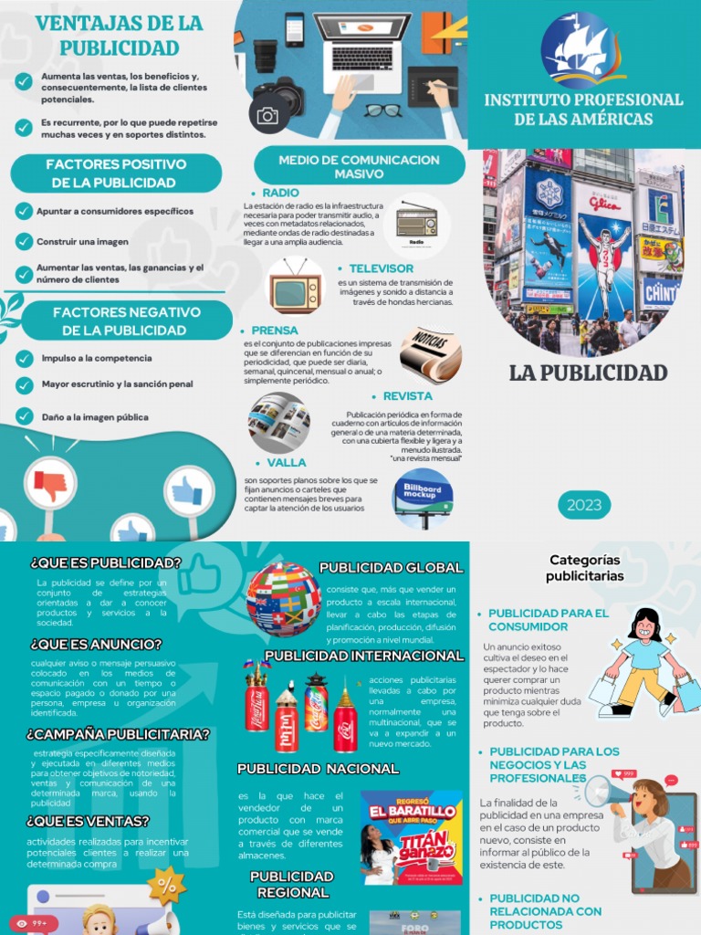 Triptico de La Publicidad | PDF | Publicidad | Radiodifusión