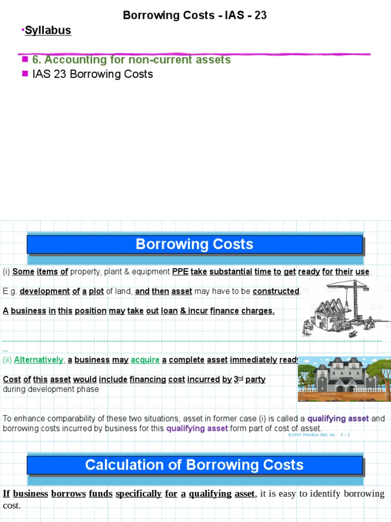 Borrowing Costs | PDF | Loans | Cost