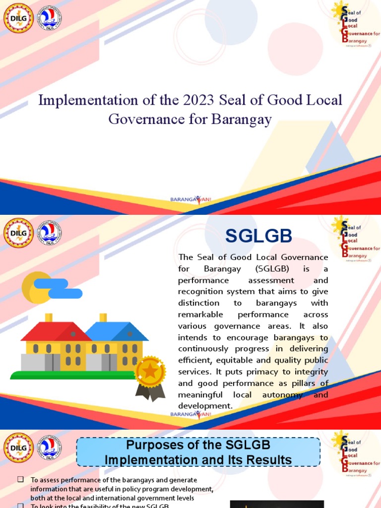 2023 SGLGB Implementation Guide | PDF | Governance | Government