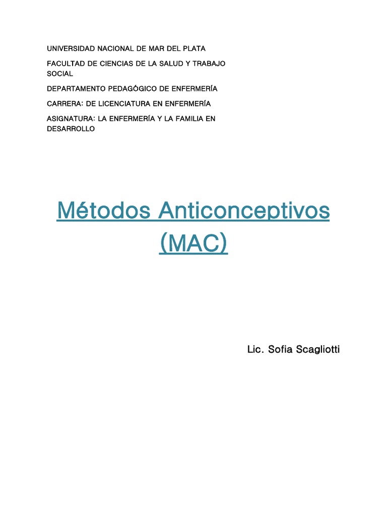 Resumen de MAC | PDF