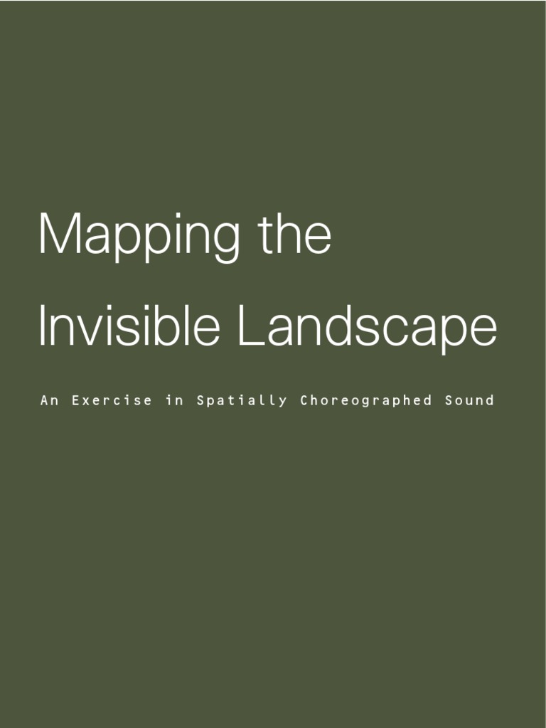 Mapping The Invisible Landscape 2008 | PDF | Waves | Sound