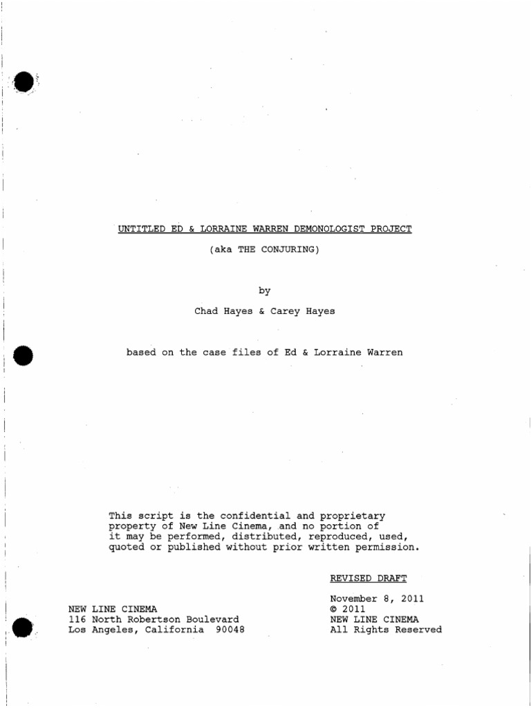 The Conjuring | PDF