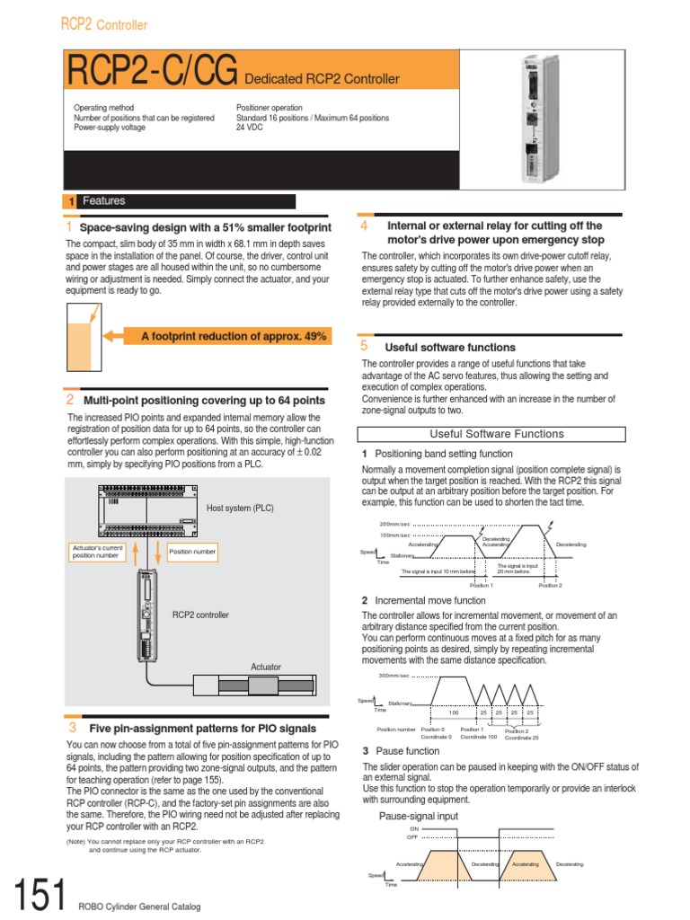 IAI RCP2-C CG Controllers | PDF | Power Supply | Relay