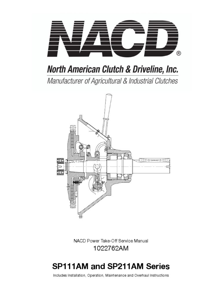 NACD Power Take-Off Service Manual | PDF