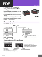 Keyence GT2-71MCP Amplifier Manual | PDF | Power Supply | Amplifier