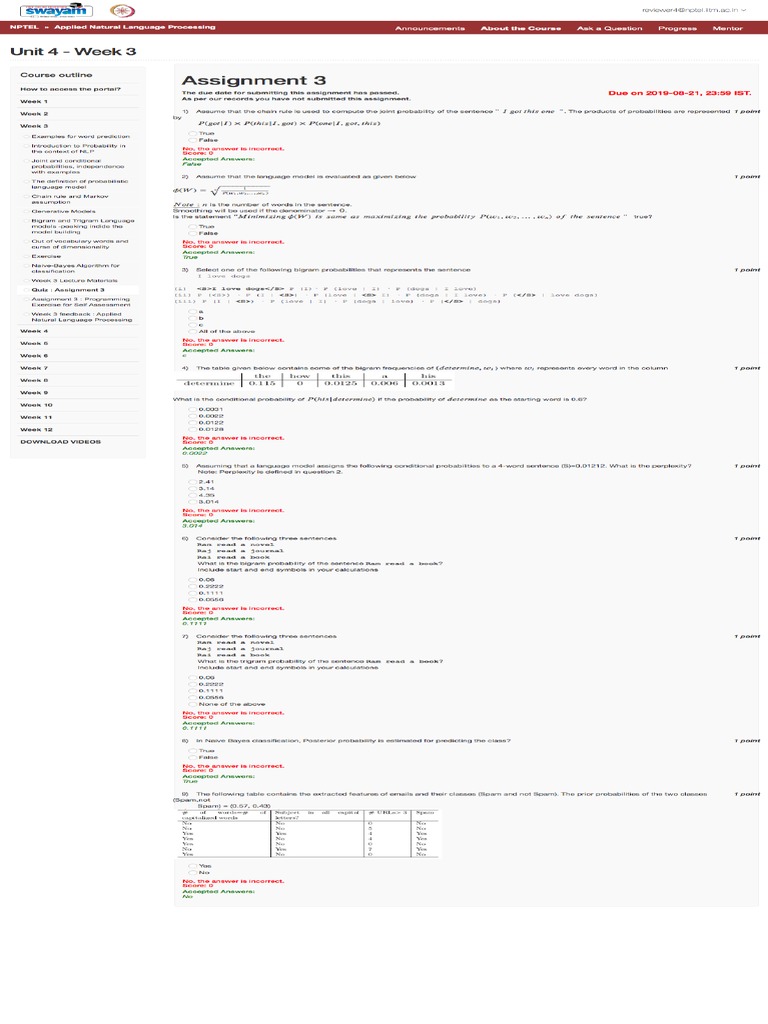 Week 03 Assignment 3 | PDF