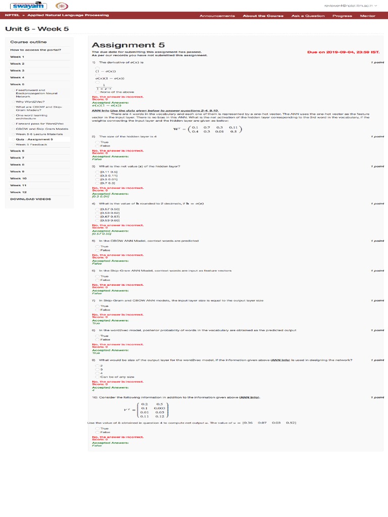 Week 05 Assignment 5 | PDF