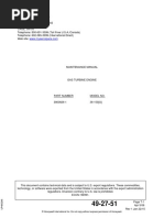 Garrett TPE-331-10 Maintenance Manual | PDF