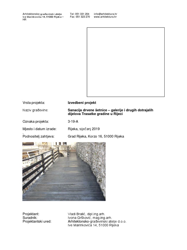 Izvedbeni Projekt | PDF